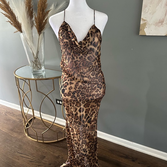 Rat & Boa | Dresses | Rat Boa Animal Print Maxi Dress | Poshmark
